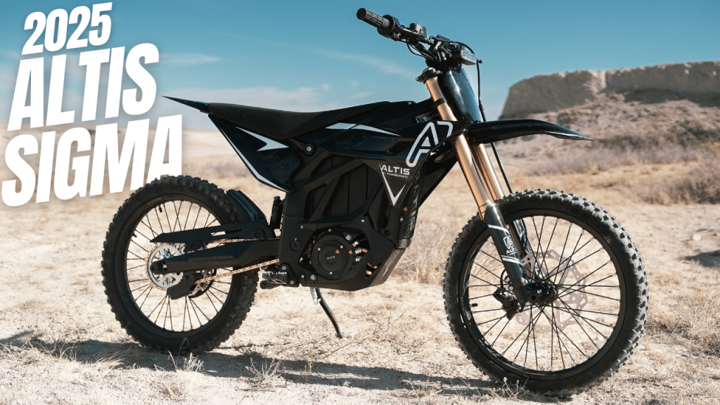 The New Altis Sigma & Sigma MX Electric Dirt Bikes - Electric Cycle Rider